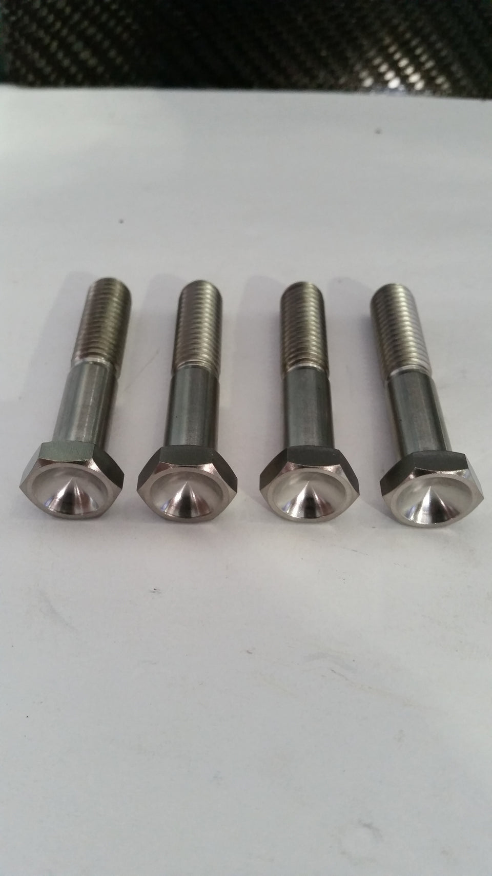 BK Ti Components Titanium Torsion Stop Retainer Bolts 4 off 3/8 Unc x ...