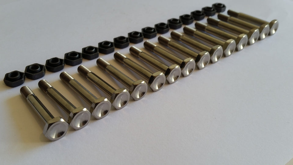 BK Ti Components Titanium Midget Nerf Bar Bolt Kit 15 off 10/32 Unf x ...