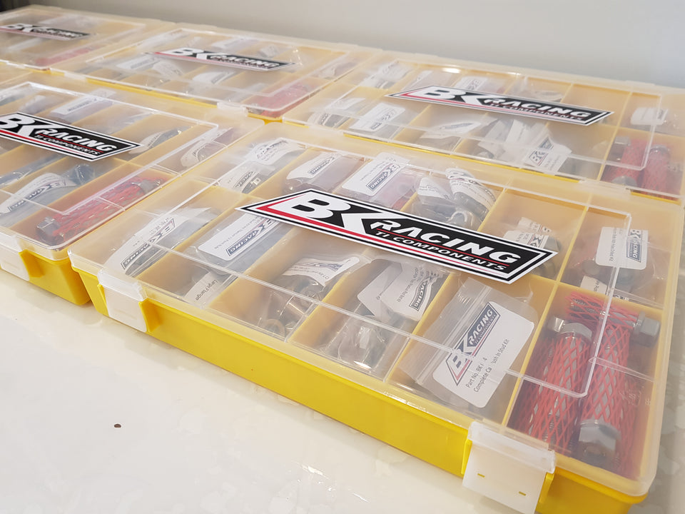 BK Ti Components Titanium Cool Sprintcar Complete Bolt Kit 325 + Piece ...