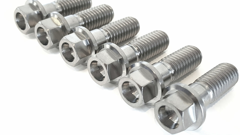 BK Ti Components Titanium Rear Motor Bolt Set 7/16 Reduced Hex 6 off 3 ...