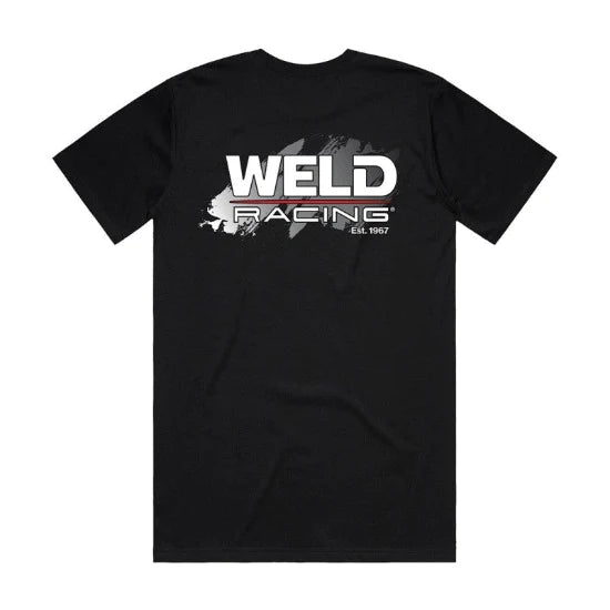 WELD Racing Black Small Tee Shirt With Grey Splash – Queensland ...