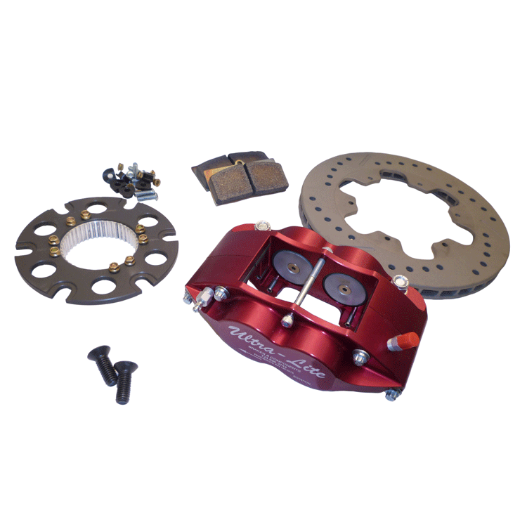 Red Devil Inboard Featherlight Titanium Brake Kit - Red – Queensland ...